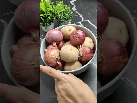 how to store onion and potato #shorts