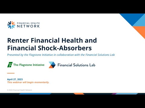Renter Financial Health and Financial Shock-Absorbers