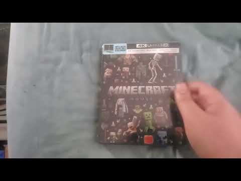 UNBOXING + DC GIVEAWAY - A Minecraft Movie 4K Steelbook, BD and DVD copies