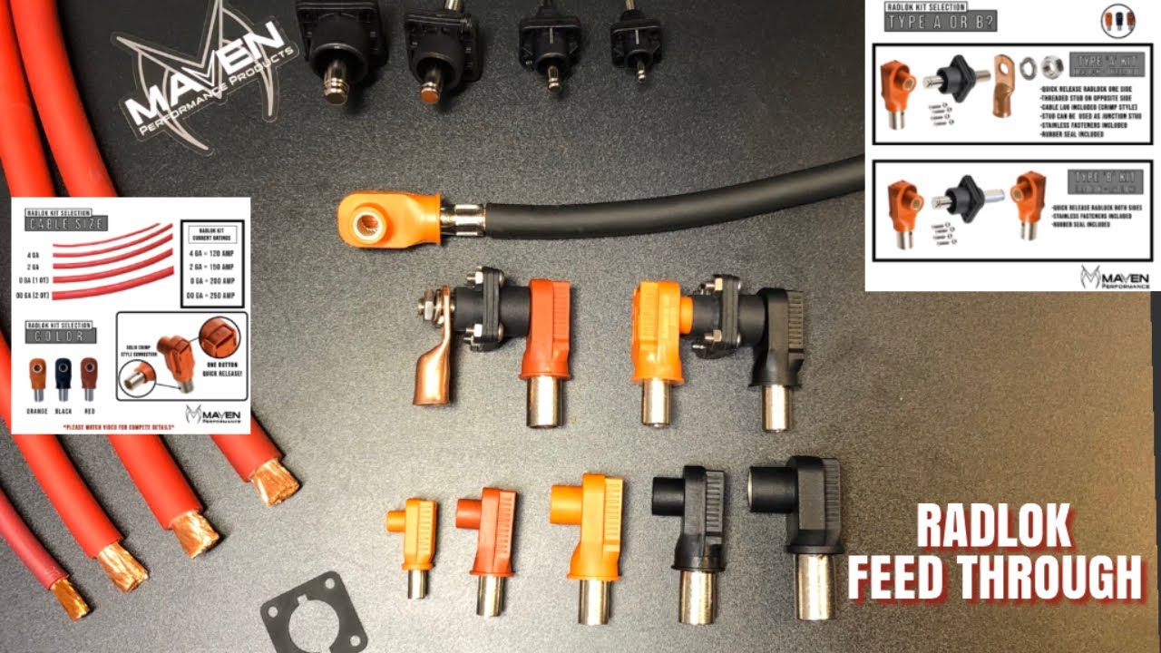 Battery Cable Bulkhead Radlock Connector