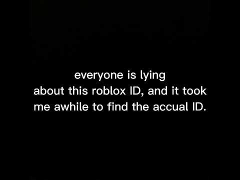 This Roblox ID is annoying to find, so here it is.
