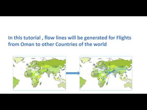 Create Flow Maps in ARCGIS