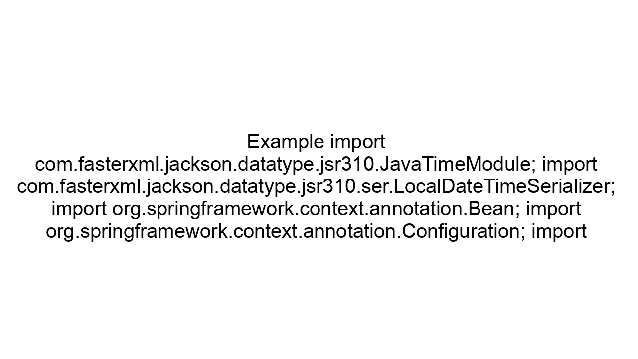 Customize Jackson ObjectMapper in Spring Boot | Global JSON Mapper Configuration