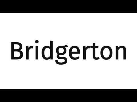 How to pronounce Bridgerton?(CORRRECTLY)