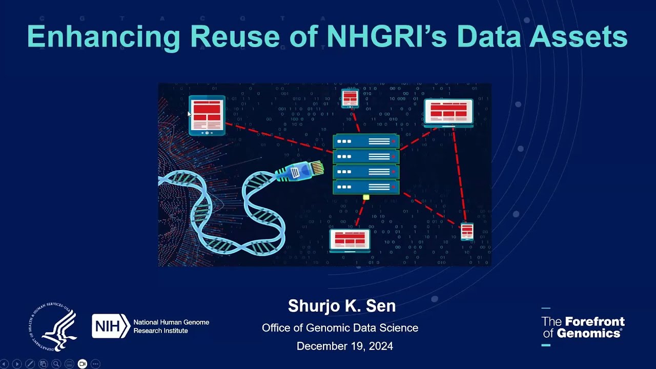 Webinar: Enhancing Reuse of NHGRI Data Assets NOFO