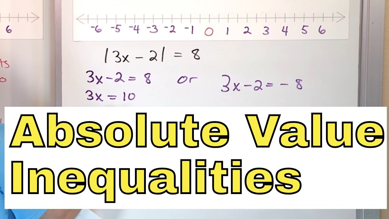 17 - Solving & Graphing Absolute Value Inequalities in Algebra, Part 1