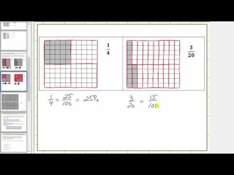 Represent a Percent or Decimal Using 10 by 10 Grids | Math Help from ...