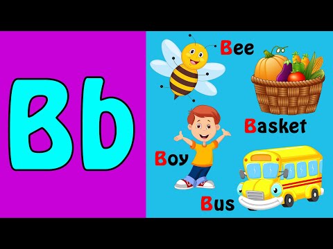 Words That Start with B || Words That Start with Letter B || kids video