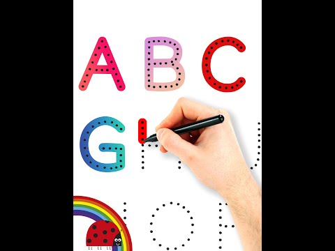 A for Apple,B for Ball, Alphabets, #shorts #abcdsongs #dottedabc