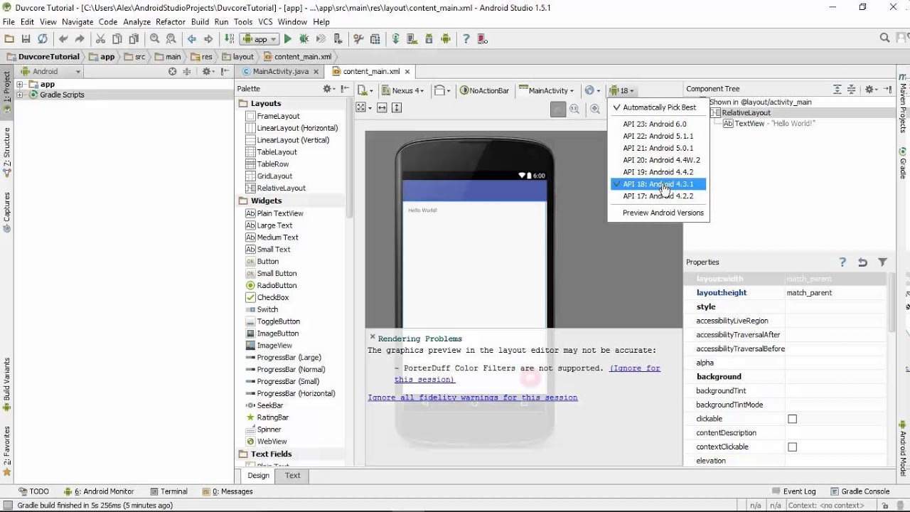 Fix Android Studio Rendering Problem (Fast)