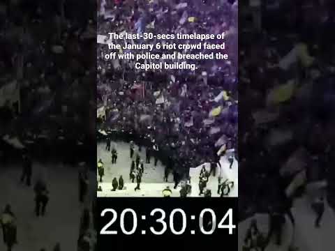 Time-lapse video shows the last seconds of Jan.6 riot crowd breaching into the Capitol