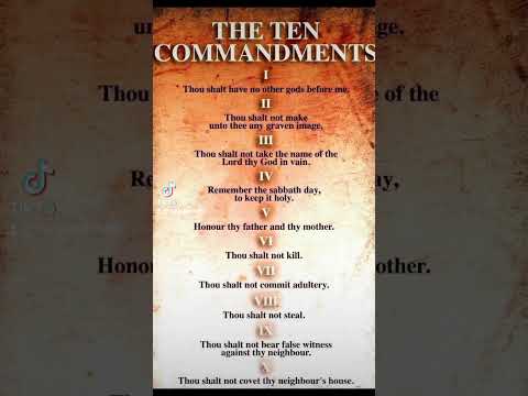 the ten commandments from holy bible #holybible
