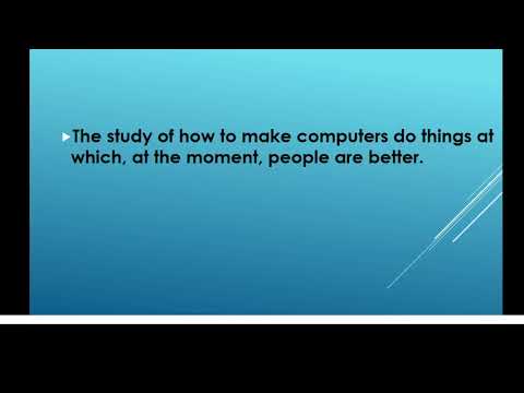 What is AI? Artificial Intelligence