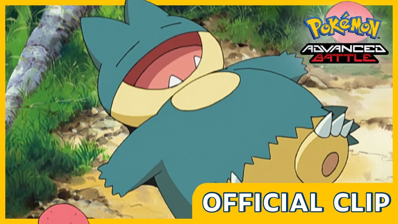 Munchlax Munches! | Pokémon: Advanced Battle | Official Clip