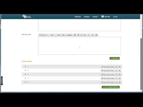 Edify - Assessment Item Multiple Choice