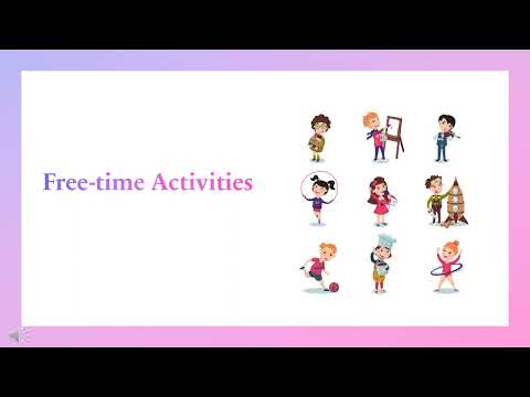 Daily and Free Time Activities gener…: English ESL video lessons