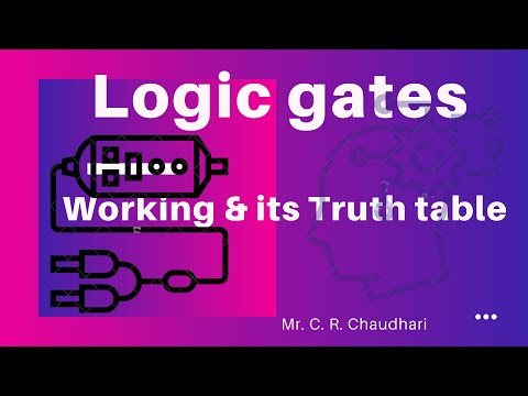Logic Gates | Working | Truth table #ELECTROLEDGE