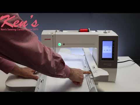 Janome 550e Embroidery Only Machine Tutorial with Ken's Sewing Center In Muscle Shoals AL