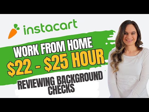 $22 To $25 Hour Reviewing Background Checks For Instacart | Work From Home Jobs With No Degree | USA