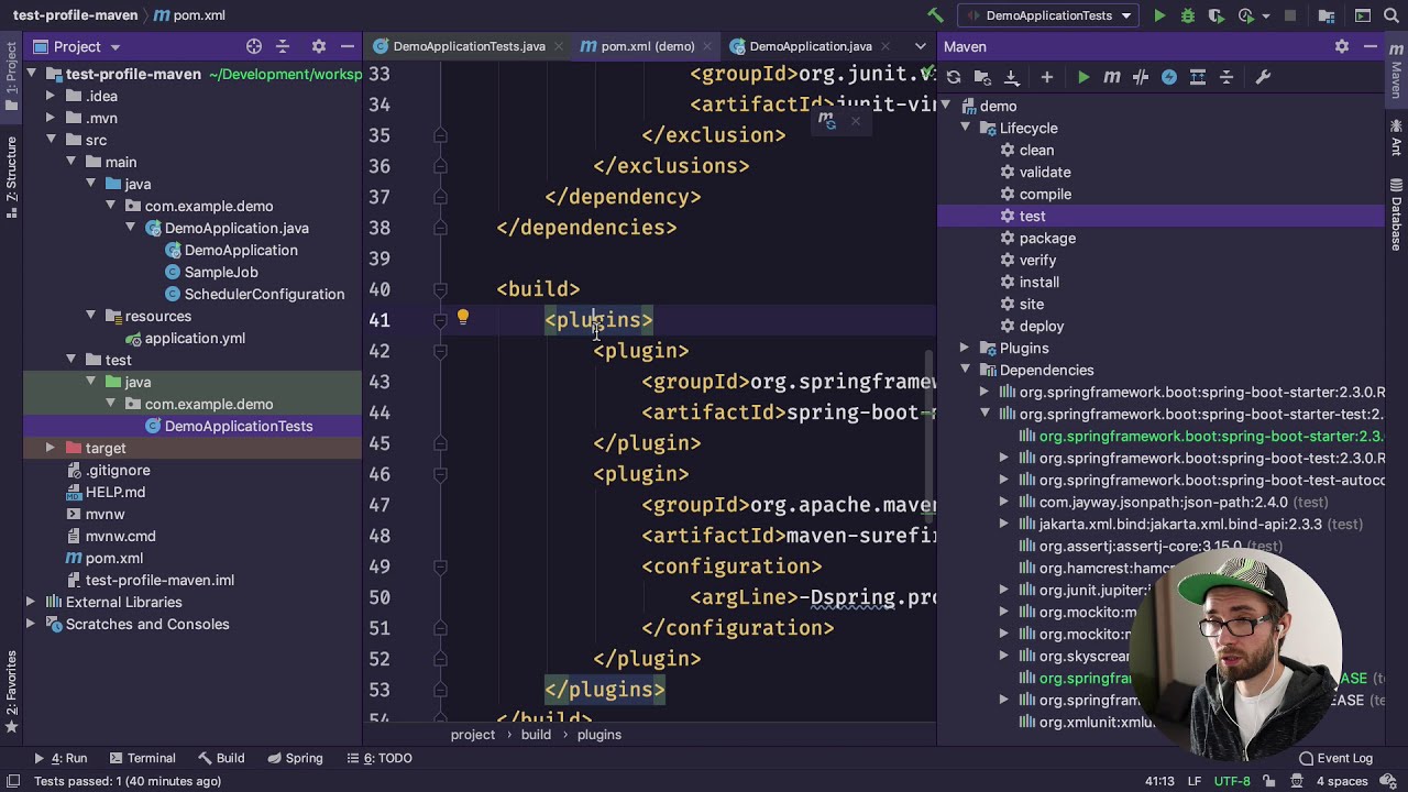 ⚡️ How to enable Spring profile on ALL integration tests