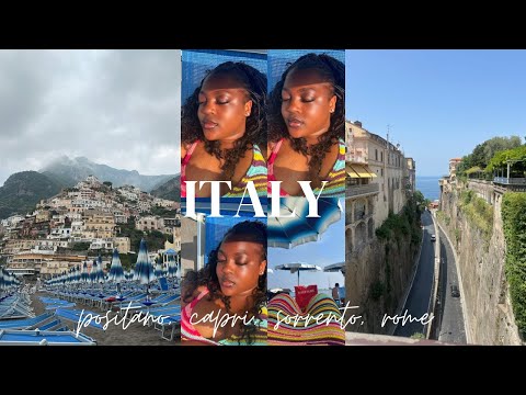 italy travel vlog (positano, capri, rome)