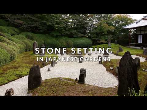 Stone Settings in the Japanese garden HD