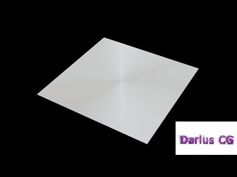 Brushed Metal In Blender | Glossy Metal In Blender | Round Metal Texture | Procedural Grey Metal Sha