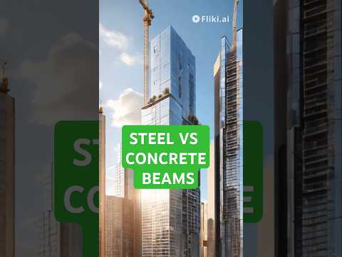 Steel vs. Concrete Beams: Which is Stronger? ????️????RCC vs Steel