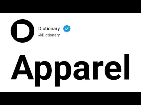Apparel Meaning In English