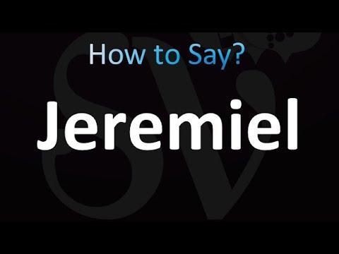 How to Pronounce Jeremiel (correctly!)