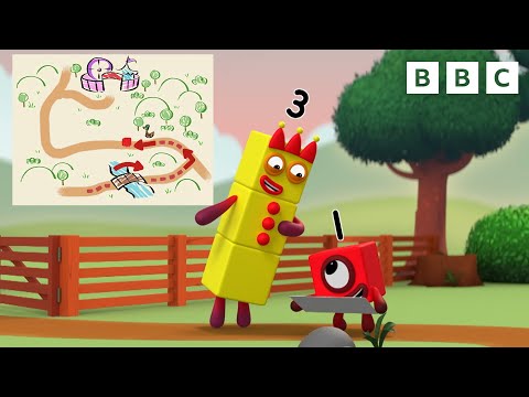Learn to Read a Map with Numberblocks | CBeebies