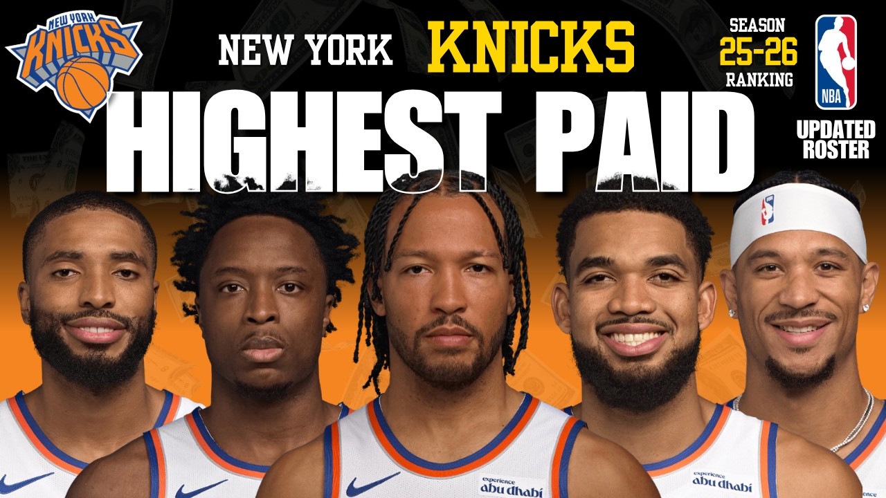 🔥 New York Knicks Full Roster & Salaries 2025-26 | NBA Payroll!