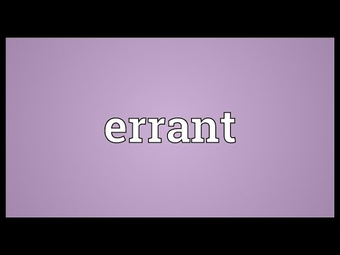 Errant Meaning