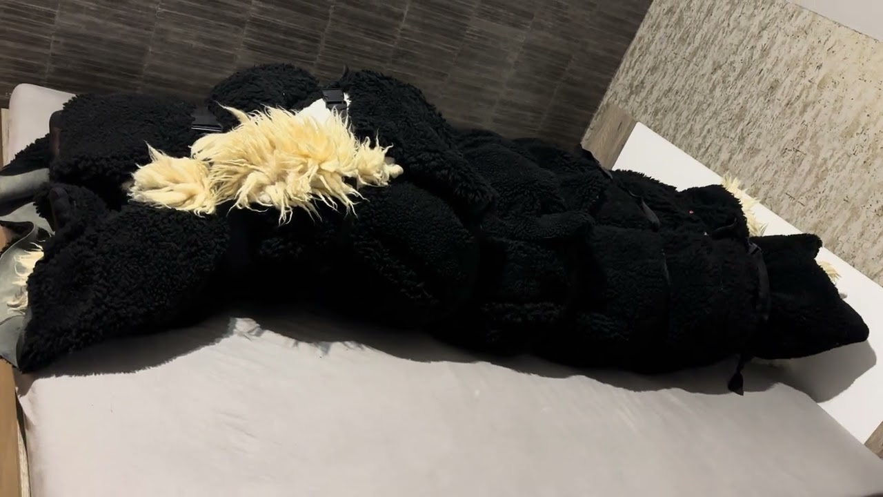 Fur fetish bondage 4