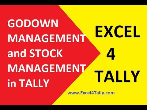 TALLY STOCK MANAGEMENT | TALLY INVENTORY MANAGEMENT | TALLY GODOWN MANAGEMENT | LEARN Tally ERP 9