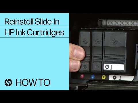 How to Remove and Reinstall Your Slide-in HP Ink Cartridges | HP Printers | HP Support