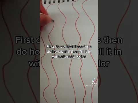 How To Draw A Checkered Pattern?! 🎨 #fypシ