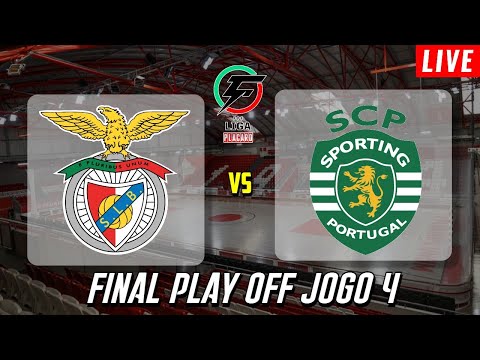 BENFICA X SPORTING | EM DIRETO FUTSAL FINAL PLAY-OFF LIGA PLACARD FUTSAL JOGO 4