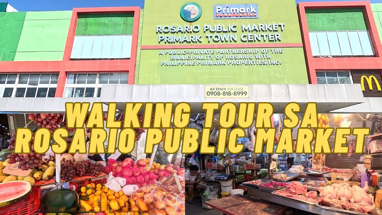 WALKING TOUR SA ROSARIO PUBLIC MARKET