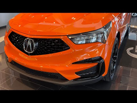 Acura rdx 2021 pmc edition orange