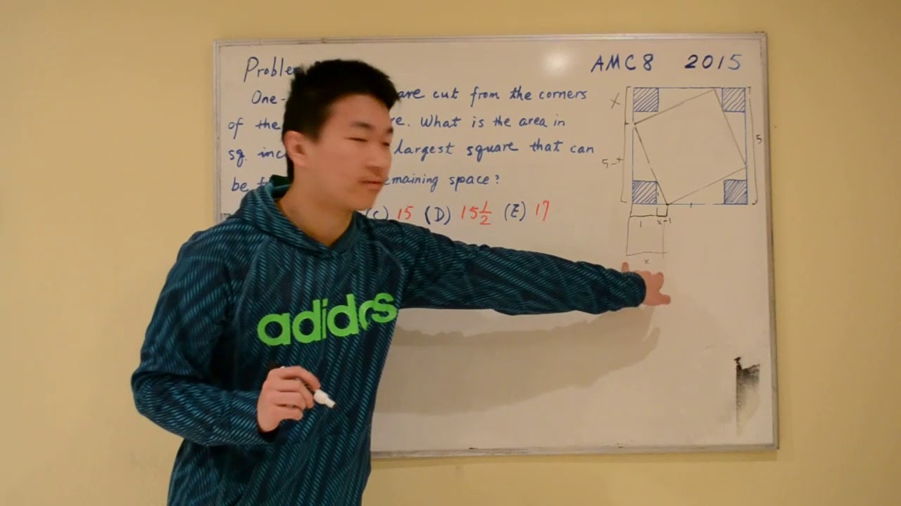 Oliver Jiang: 2015 AMC 8 Question 25