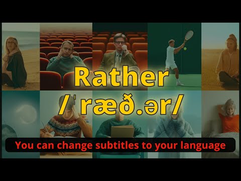 Rather meaning with 5 examples