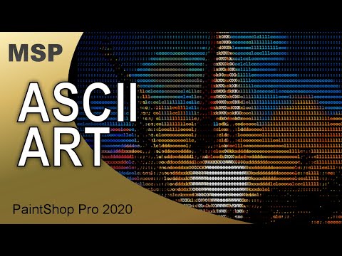 Ascii Art - Tutorial - PaintShop Pro