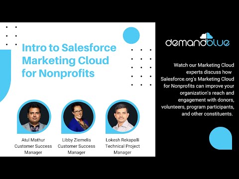 Intro to Marketing Cloud for Nonprofits