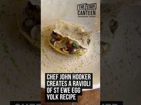 Ravioli of St Ewe egg yolk with Cep puree recipe by John Hooker from ...