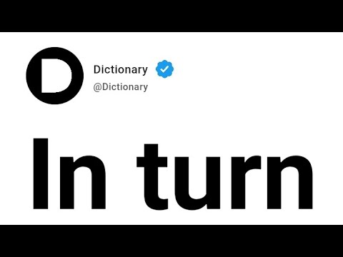 In turn Meaning In English
