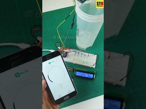 Water level monitoring system with Nodemcu ESP8266 with new blynk app