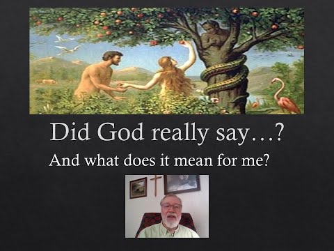 Did God really say? Genesis 1:1