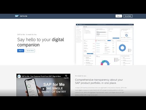 SAP for Me: An Introduction Video Tutorial