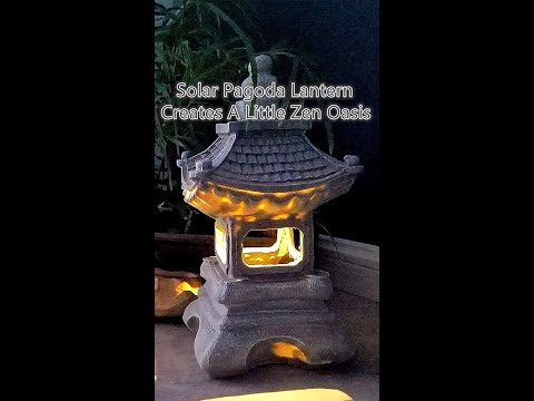 💡🛕 Solar Pagoda Lanterns create Tranquil Harmony in Your Yard🛕💡